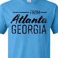 Inktastic From Atlanta Georgia in Black Distressed Text T-Shirt ...