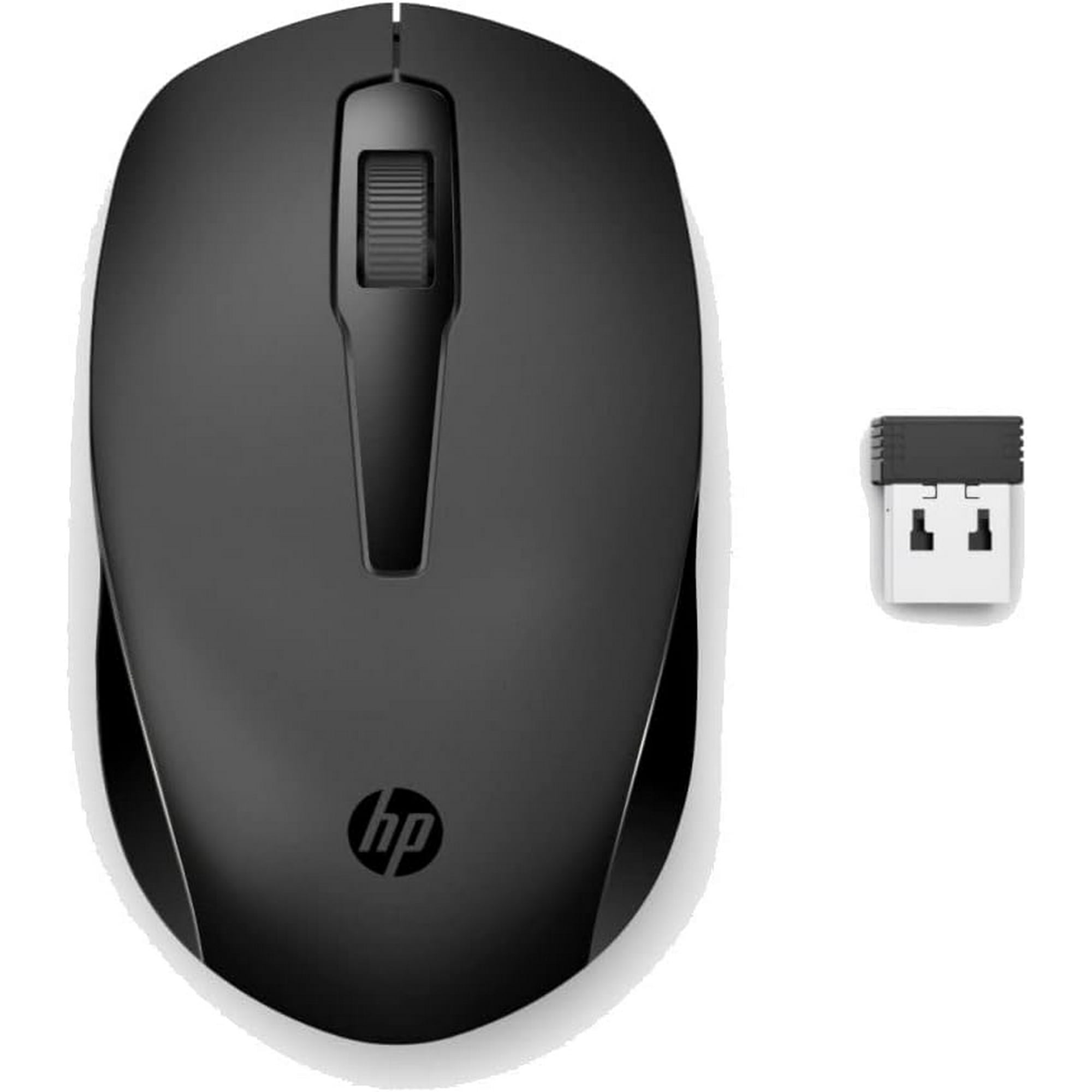 HP 150 Wireless Mouse (2S9L1AA) - Optical - Wireless - Radio Frequency - 2.40 GHz - Black - USB Type A - 1600 dpi - Scroll Wheel - 3 Button(s) -.
