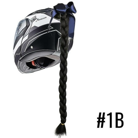 Motorcycle Helmet Hair Ponytail Braids For Motorbike Helmets Twist Dual ...