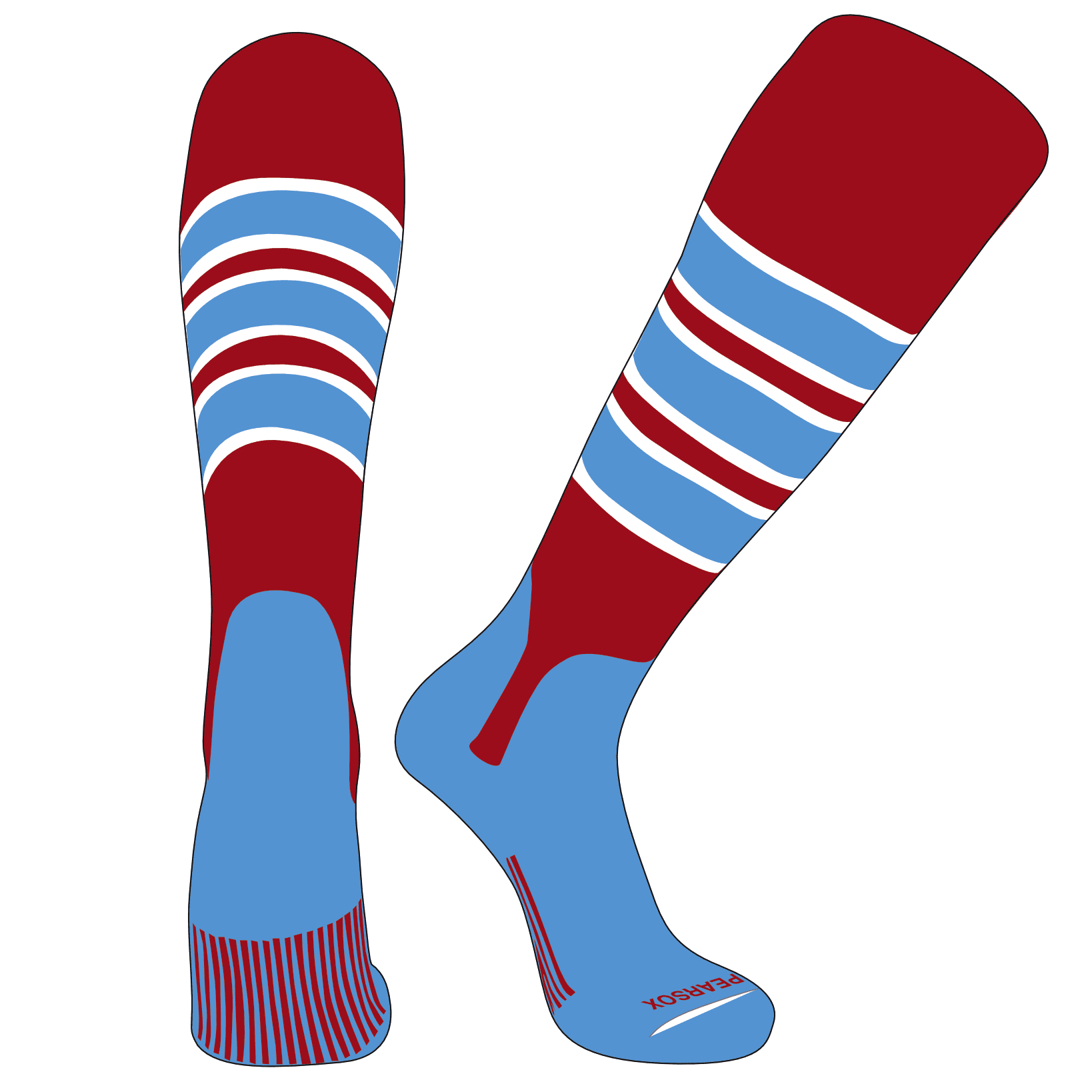 Red White And Blue Elite Socks