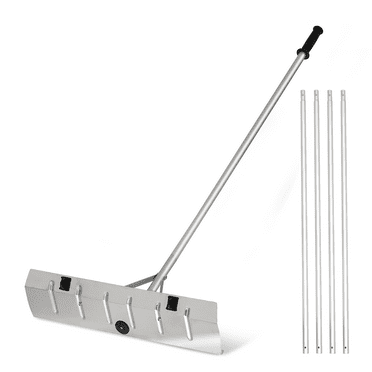 Snow Roof Rake, 21 FT Adjustable Aluminum Roof Snow Removal Tool with ...
