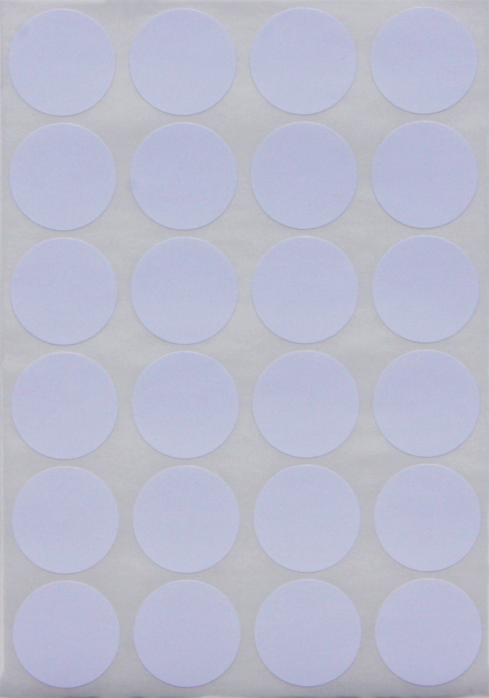 Royal Green Round Label Blank Sticker Dots in White (1 inch) 25MM ...