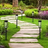 Solar Pathway Lights Outdoor 6 Pack, Landscape Path Lights for Walkway ...