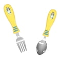 Zak Designs Bluey Cutlery for Children, Fork and Spoon Set, Textured ...