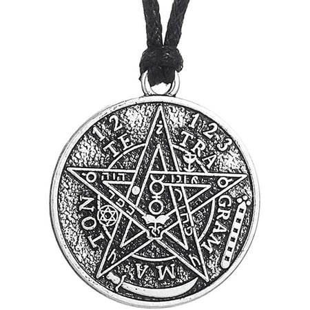 My Shape Tetragrammaton Pentagram Pentacle Pendant Necklace Wiccan ...