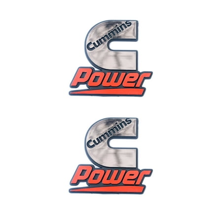 Cummins Diesel Power Automotive Badge Emblem Decals - 2 Pack | Walmart ...