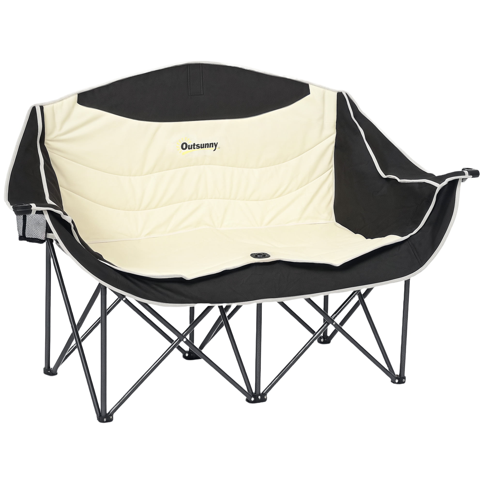 Click here for Outsunny Double Camping Chair  Padded Camp Chair W... prices