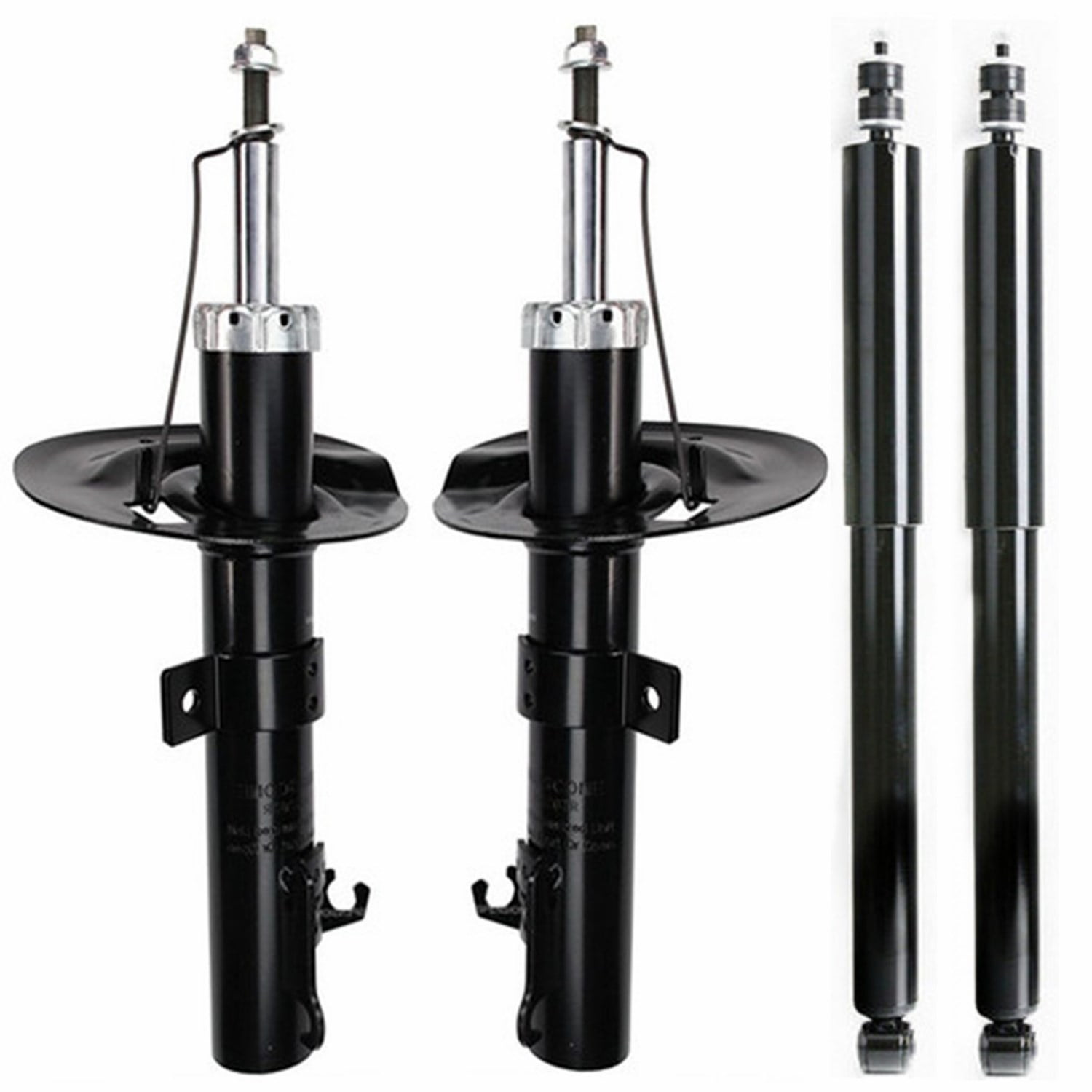 MAXFAVOR Pair Front Struts & Pair Rear Shocks For 2008- 2011 Ford Focus ...