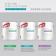 Lanco Color Collection Semi-Gloss Interior Wall & Trim Paint, White, 1 ...