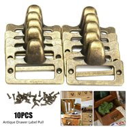 3.15" L Wood Shelf Label Holder, Clip On Ticket Holder for Shelves .6 ...