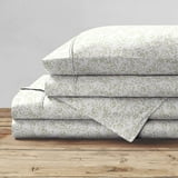 Brielle Home Queen Size Cotton Bed Sheets, Full Weave Percale Sheet Set ...