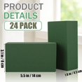 24 Packs Floral Foam Blocks Wet & Dry Bricks 5.5x3.1x1.8 Inch Flower ...