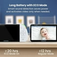 Full HD 5.5" Split Screen Baby Monitor with 2 Cameras, 6-Color Night ...