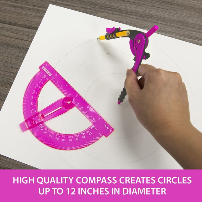 Protractor Compass Set