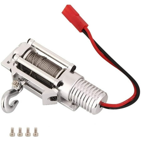 Metal RC Winch 1/10 RC Car Winch Anchor Winch for 1/10 Scale SCX10 ...