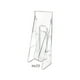 deflecto Stand Tall Literature Holder, 4 9/16w x 3 1/4d x 11 7/8h ...
