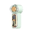 Turbine Pocket Ventilador, Transparent Visual Cooler, Digital-display ...