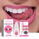 HYLLai Tooth Gem Kit, DIY Shiny Teeth Crystal Set 20 Pieces, Resin ...
