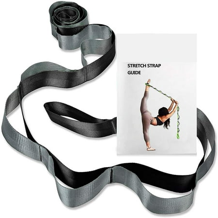 Yoga Strap, Multi-loop Strap, 12 Loops Yoga Stretch Strap, Nonelastic ...