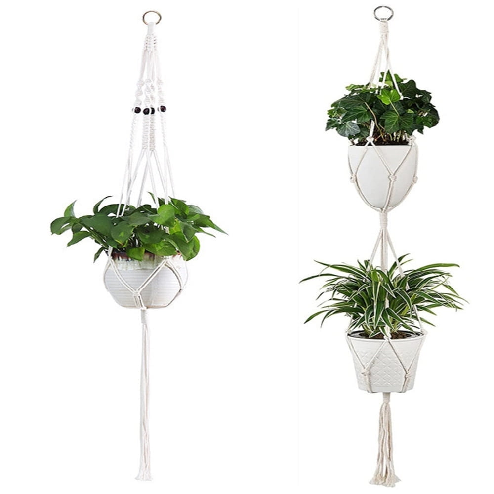 Click here for Debgfs Macrame Plant Hangers 2 Shapes Decorative F... prices