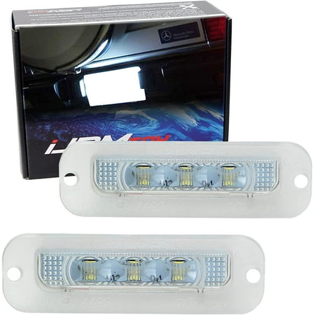 OEM-Fit 3W Full LED License Plate Light Kit Compatible With 1990-2012 ...