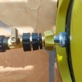 Brass Garden Hose Splitter, 1 to 2 Way Adapter Connector for Easy Fast ...