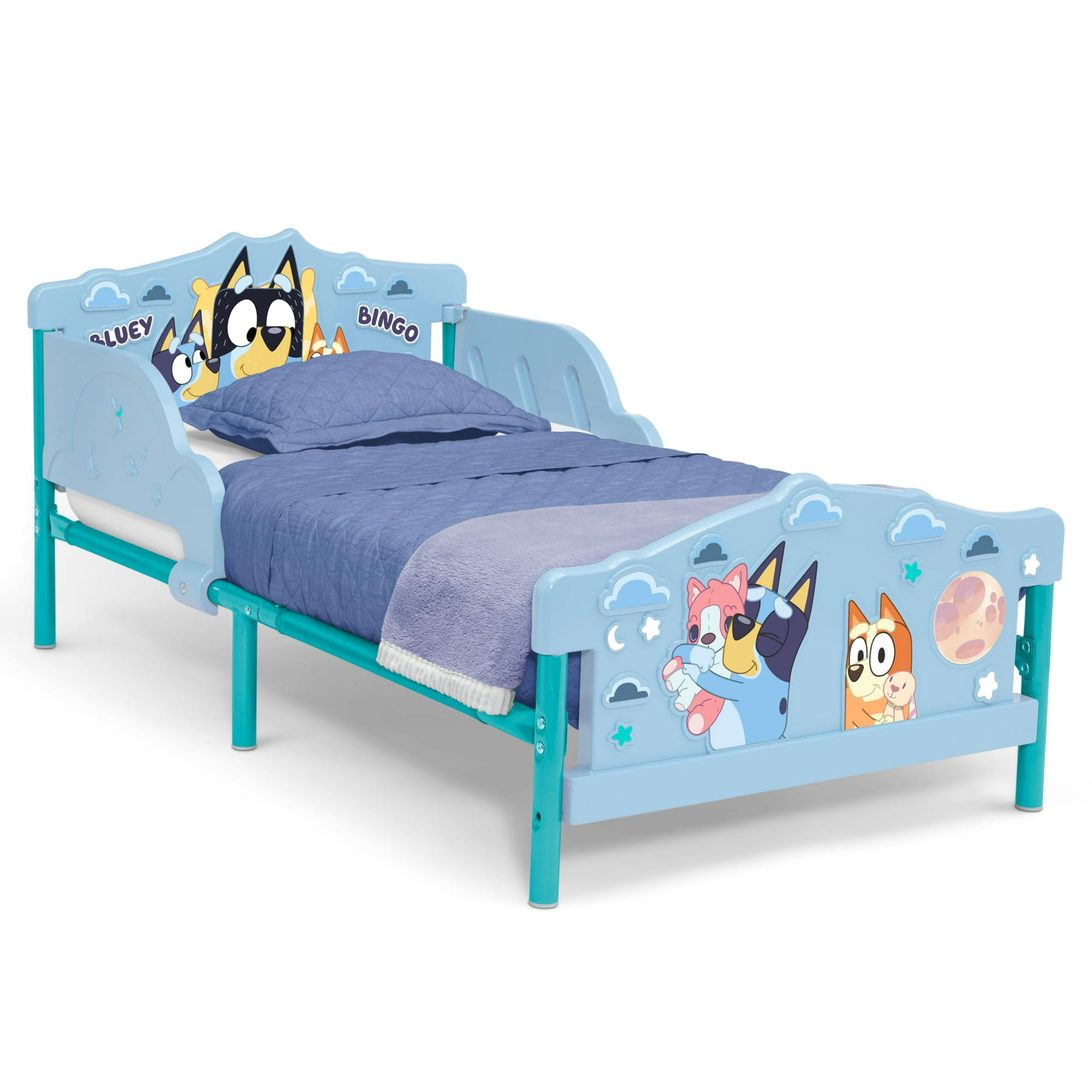 Click here for Delta Children - Bluey 3d Toddler Bed  Blue prices