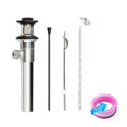 Bathroom Vanity Sink Pop-up Drain Stopper Assembly Orb Metal Use Case ...