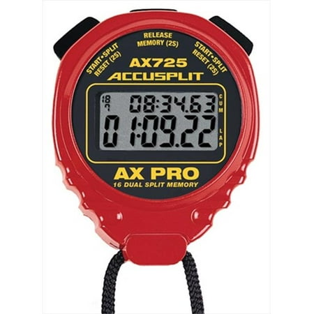 Professional Dual Line 16 Memory Pro Stopwatch with Red Case | Walmart ...