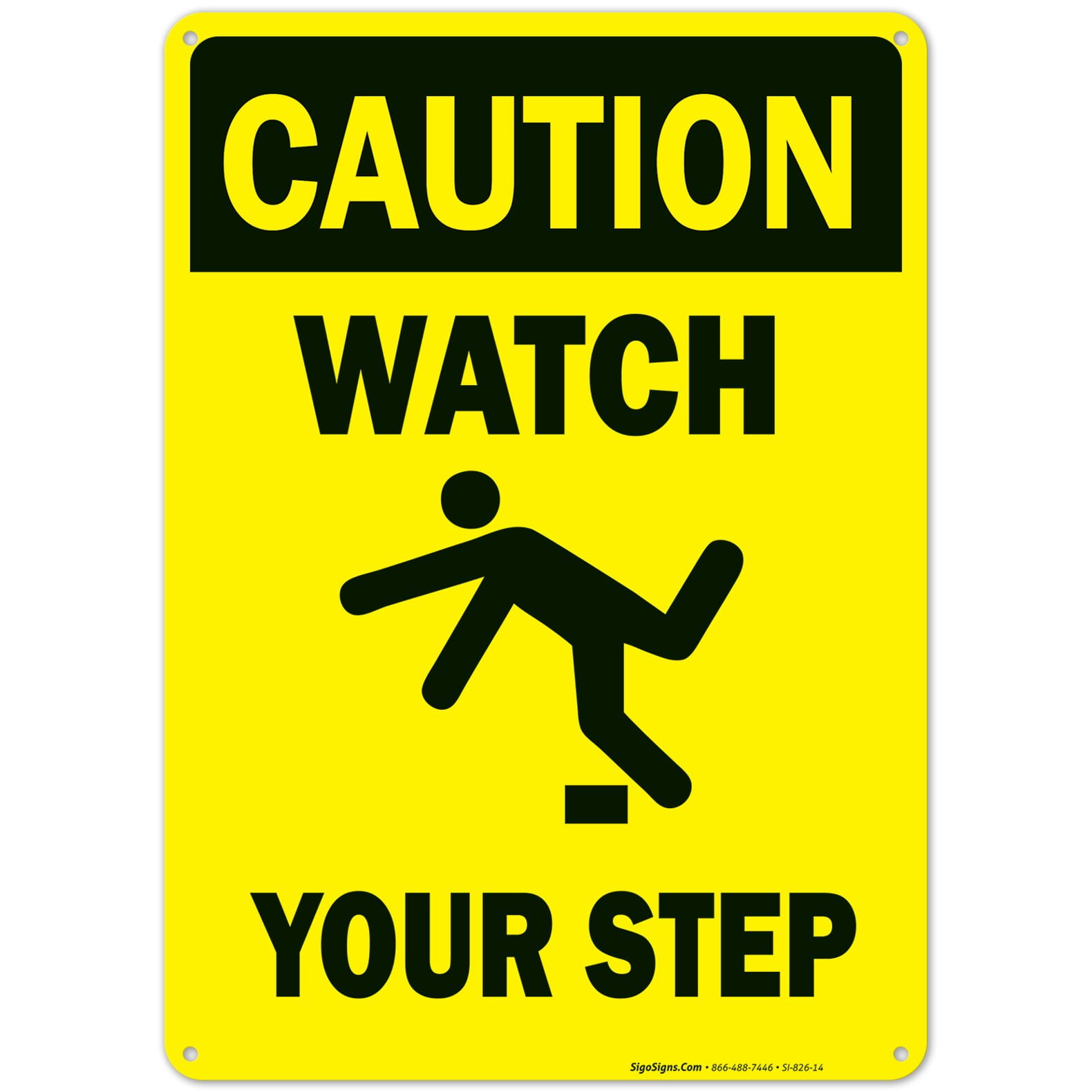 Watch Your Step Safety Sign - Walmart.com - Walmart.com Watch Your Step Safety Sign - Walmart.com - Walmart.com