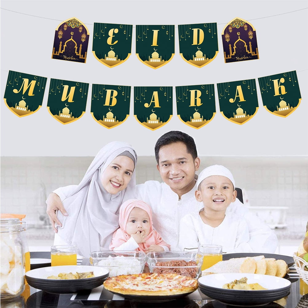 Click here for Maskred Eid Mubarak Banner Wall Hanging Eid Mubara... prices