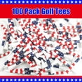 100 Count Golf Tees Wood 3 1/4 2 3/4 Inch Wooden Bamboo 50/120 Count ...