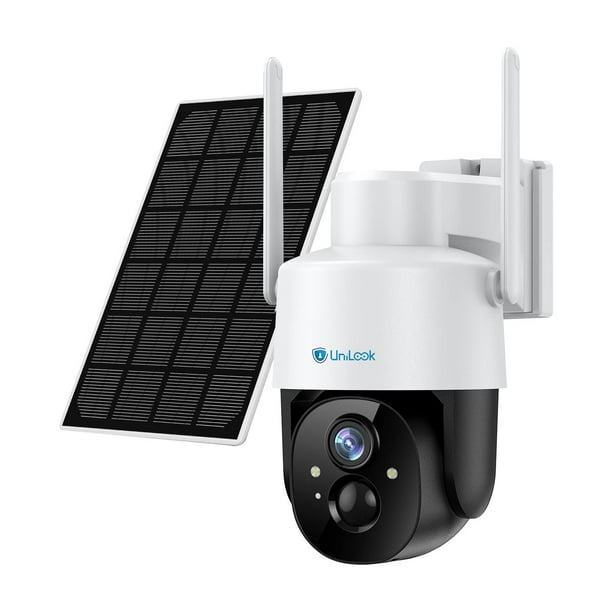 Unilook Solar Security Wifi Camera Outdoor, 2K Wireless Battery PTZ ...