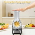 VAVSEA 5-in-1 Electric Cheese Grater, 400W Cheese Shredder and ...