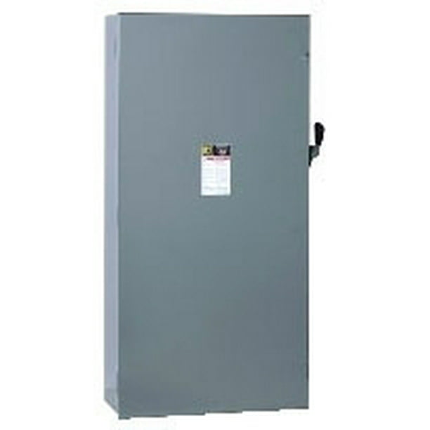 Square D Safety Switch,240VAC,3PST,60 Amps AC D322N - Walmart.com
