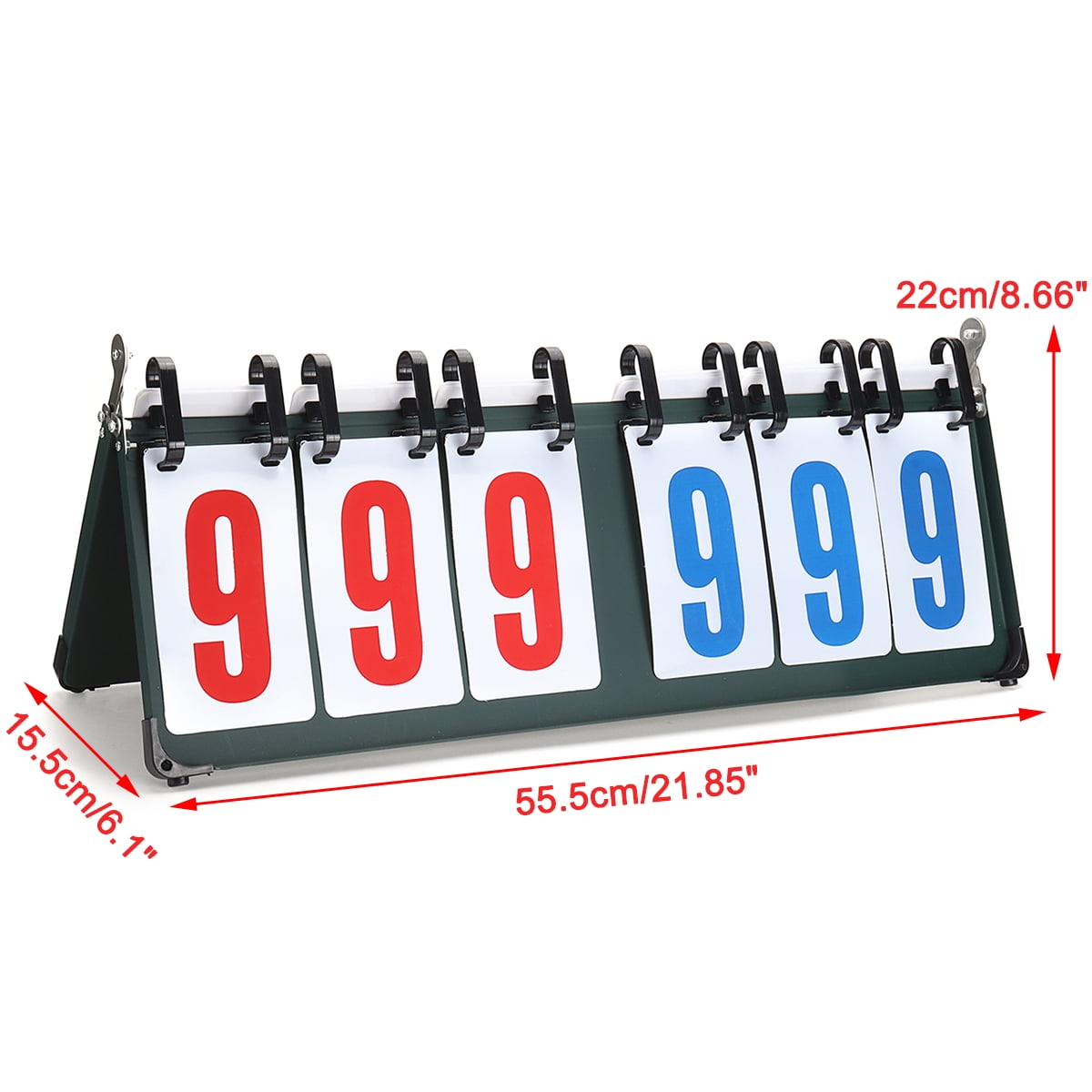 Sharplace 4/6 Digit Flip Scoreboard for Basketball Table Tennis Set ...