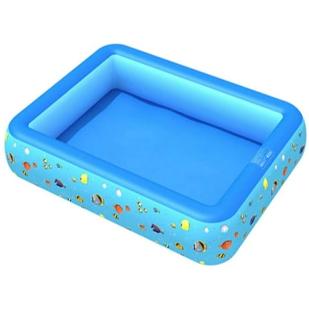 Inflatable Kids Pool, Swimming Pool with Pump, Kids Paddling Pool Small ...