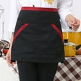 Hesroicy Cooking Apron Soft with Tether Household Short Waist Apron for ...