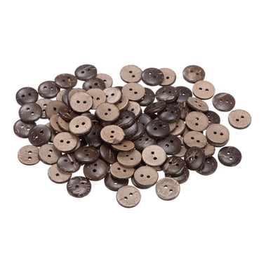 Uxcell 50pcs 40L Sewing Buttons 1"(25mm) Resin Round Flat 4-Hole Craft ...