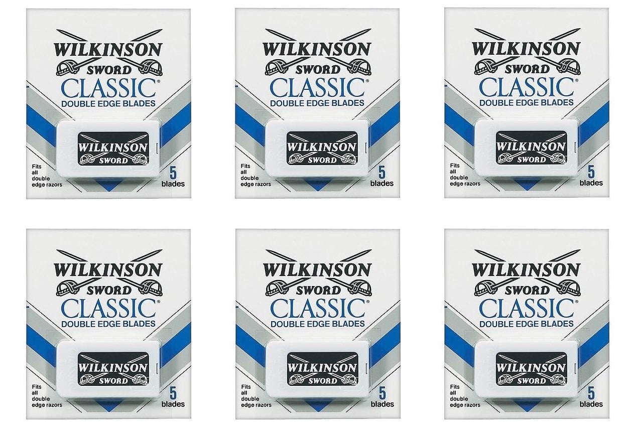 Wilkinson sword classic double edge razor blades - 5 per pack x 6 pk ...