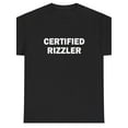 Certified Rizzler T-Shirt Funny Gen Z Rizz Oddly Specific Dank Meme ...