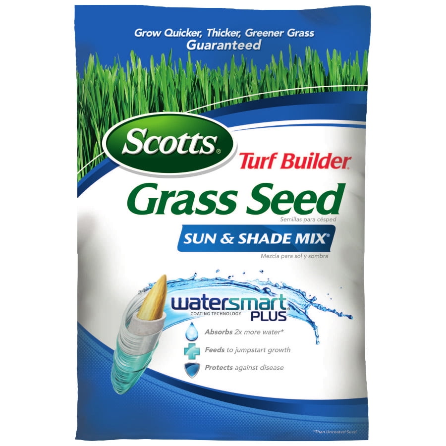 Scotts Turf Builder Grass Seed Sun & Shade Mix, 20 lbs. - Walmart.com