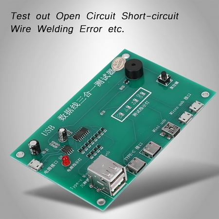 Charging Cable Test Card, Precise Measurement With Indicator Lights USB ...