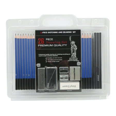 26 Pieces Drawing Pencil Set Easy Coloring Eco Friendly Sketching ...