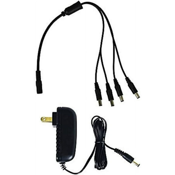 12V AC Adapter Charger Compatible with Night Owl NONB-4DVR 4 Channel ...