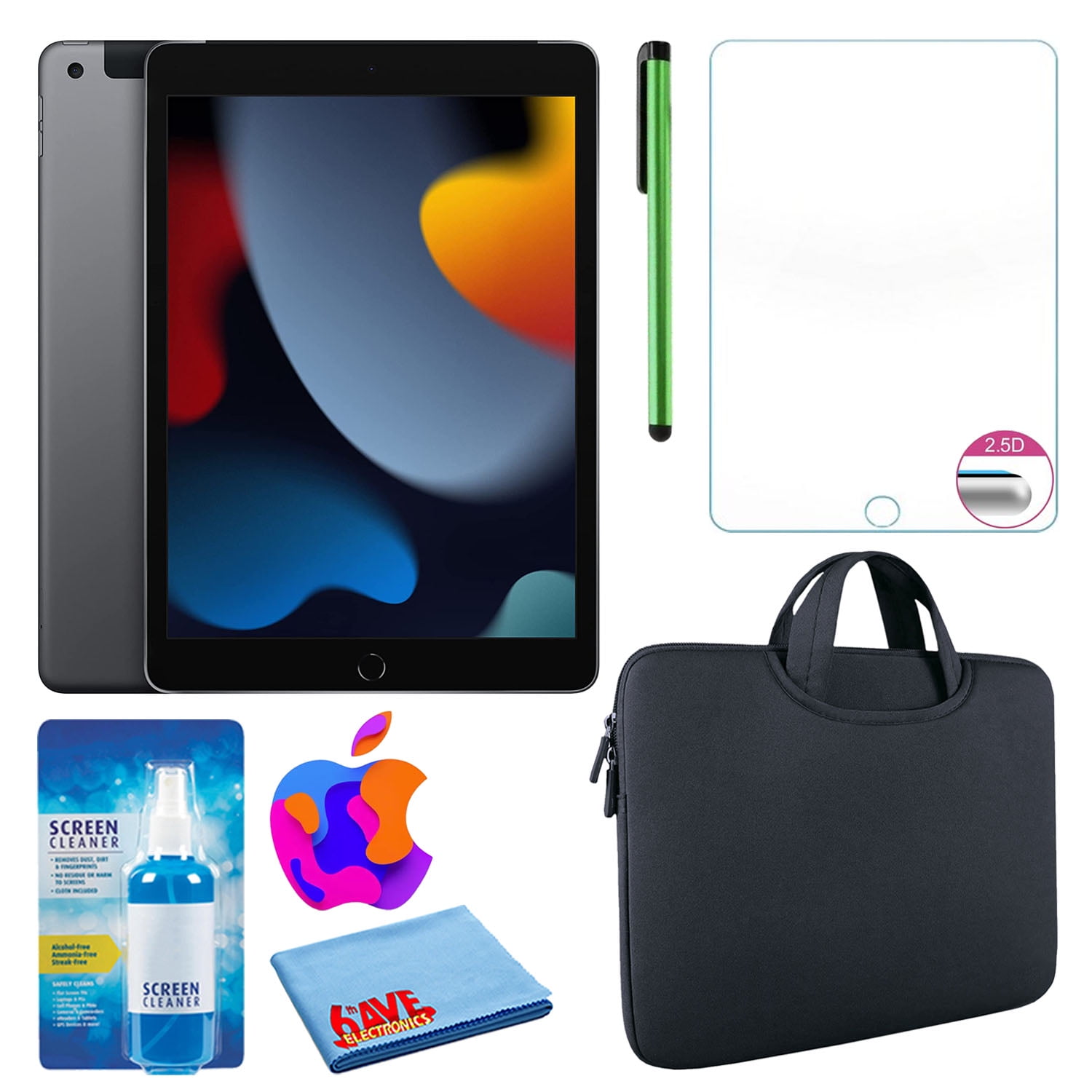 Refurbished Apple 10.2" iPad (2021, 256GB, Wi-Fi, Space Gray) (MK2N3LL ...