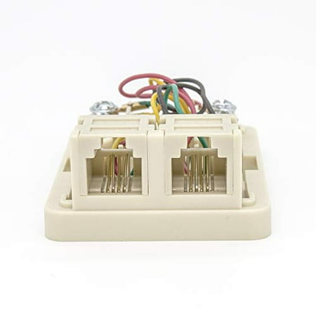 STEREN Phone Jack Wall Plate - Jack Box - Ivory - Wall Jack - Surface ...