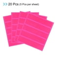 Uxcell Reflective Stickers, 20in4 Sets 4.5x1 Inch Adhesive Caution ...