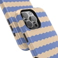 Blue Wave Stripe Magnetic Tough Phone Case, Clean Modern Dual Layer ...