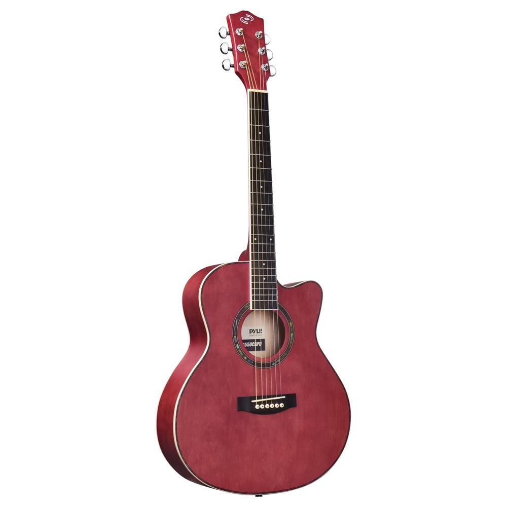 Pyle Acoustic Guitar Kit, 3/4 Junior Size String Instrument for ...